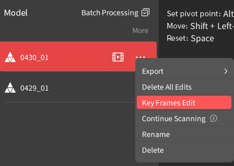 Model Editing | Revopoint 3D